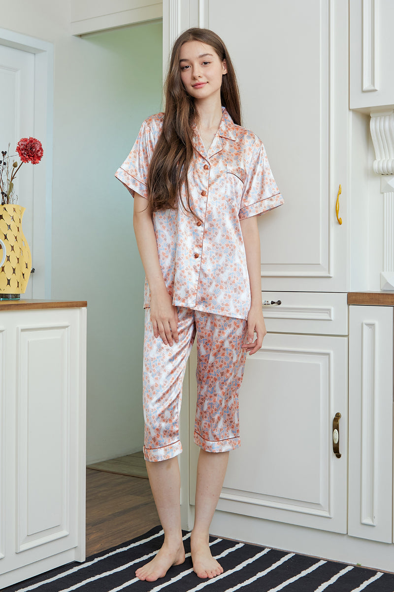 Alice Rabbit Satin Pajamas – Vana Sleepwear